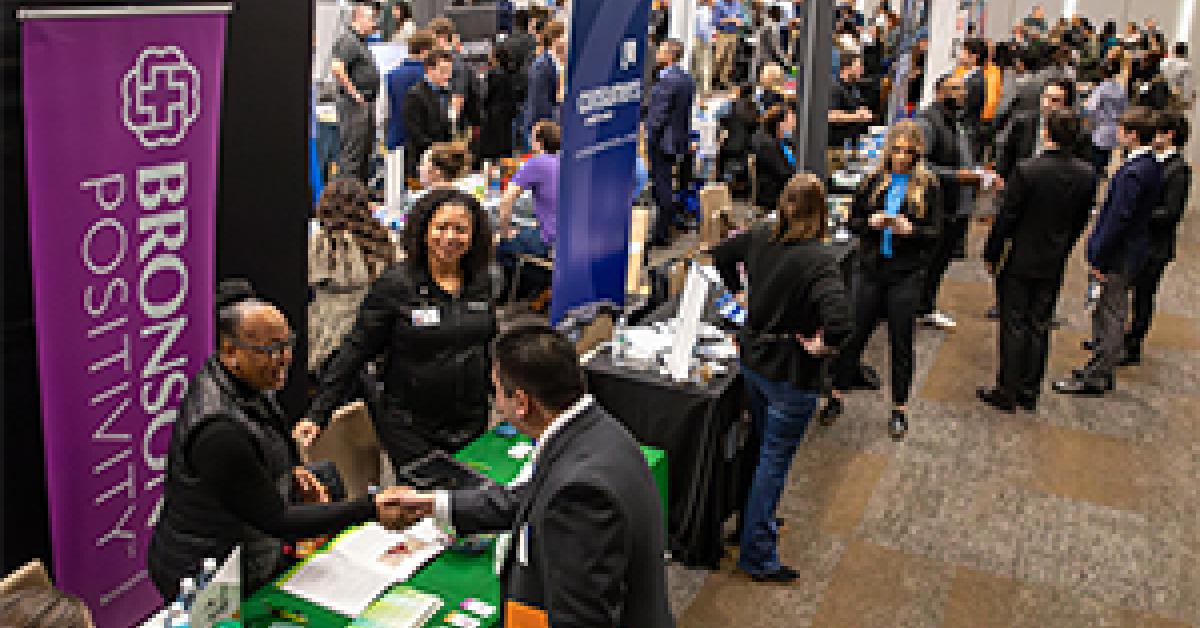 Students get a jump on careers as they explore job, internship ...