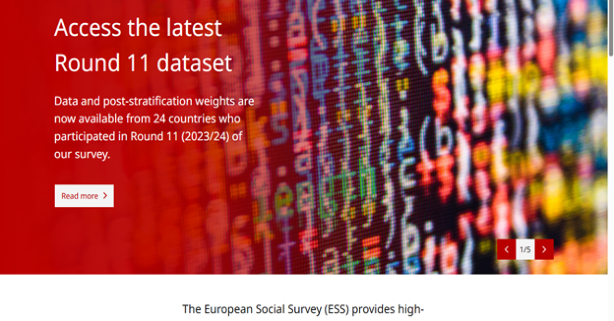European Social Survey | Economics | Western Michigan University