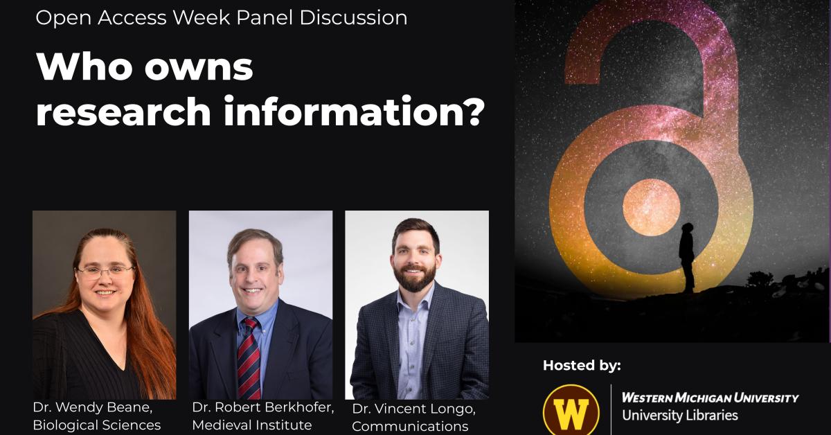 Open Access Panel Discussion with WMU Faculty | University Libraries ...