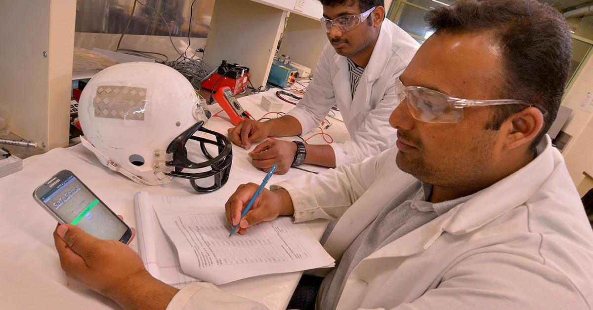 Engineering students design concussion sensor for football helmets ...