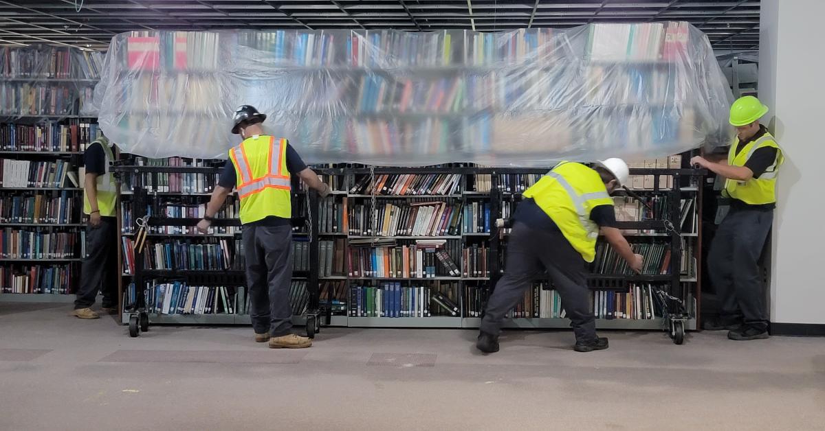 Construction to refresh Waldo Library's lower level continues this fall ...