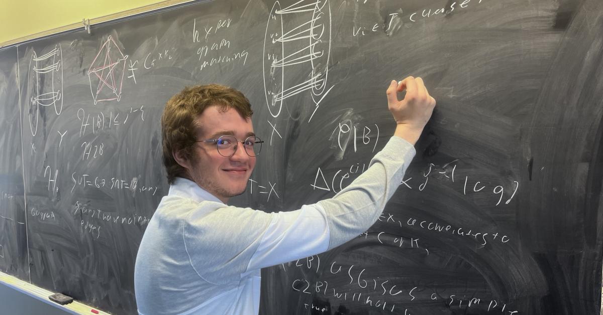 Mathematics student accepted into prestigious international program ...