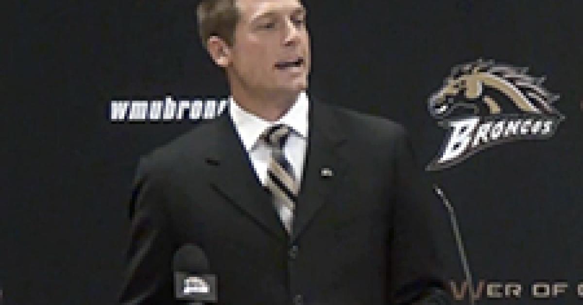 New head football coach announced | News | Western Michigan University